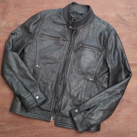 7 Diamonds | Jackets & Coats | 7 Diamonds Leather Moto Jacket | Poshmark